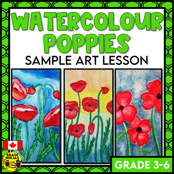 Free Remembrance Day Poppy Art Project Lesson Plan | Paper – brainninjas
