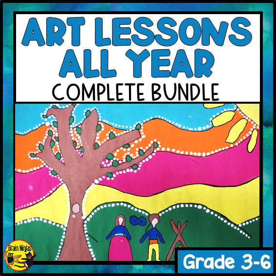 Art Lessons Full Year Bundle | Paper – brainninjas