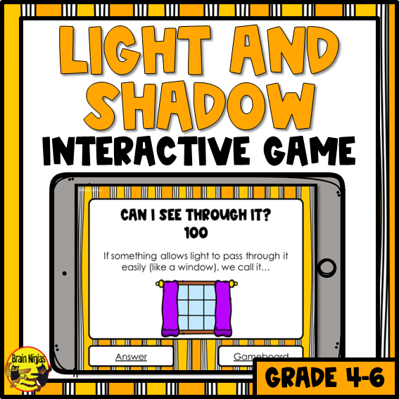 Light and Shadow | Interactive Review Game | Digital – brainninjas