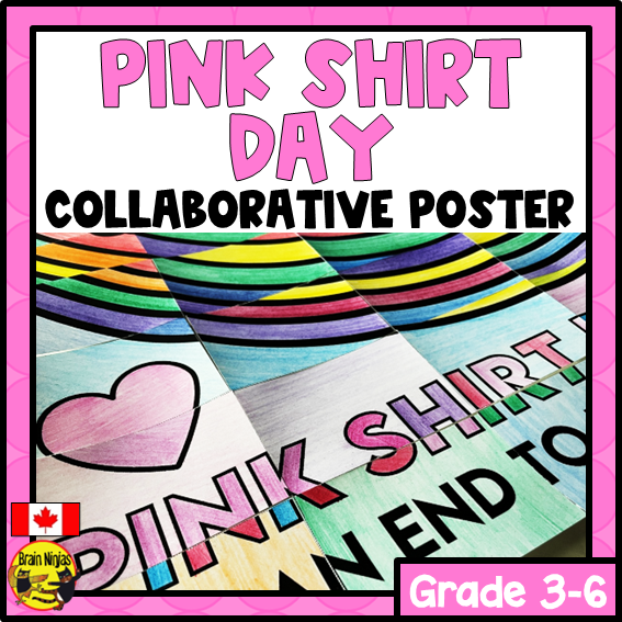 Pink Shirt Day Collaborative Poster | Paper – brainninjas