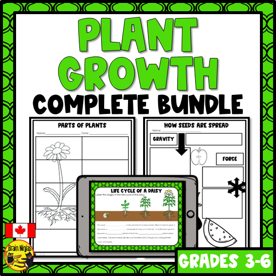 Plant Growth and Changes Unit | Bundle | Paper and Digital – brainninjas