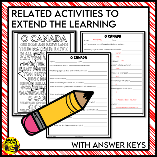 O Canada Collaborative Poster in English and French Version | Paper ...