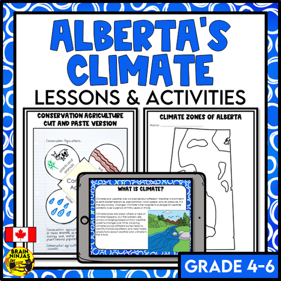 Alberta's Climate Lessons and Activities Paper and Digital – brainninjas