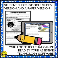 Alberta's Natural Resources Lesson and Activities | Paper and Digital ...