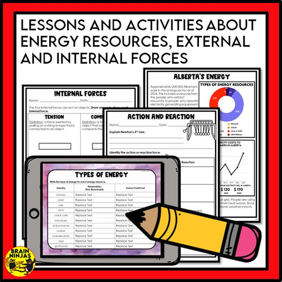 Alberta Science Grade 6 Full Year Lessons and Activities Bundle | Pape ...