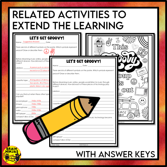 Groovy Back to School Collaborative Poster | Paper – brainninjas
