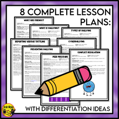 Anti-Bullying and Friendship | Health and Wellness Unit | Paper and Di ...