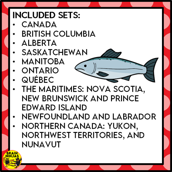 Canadian Geography Scavenger Hunt Bundle | Paper and Digital – brainninjas