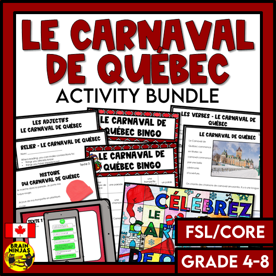Le Carnaval de Québec French Canadian Celebrations Activity Bundle | P ...