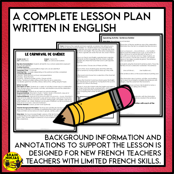 Le Carnaval de Québec French Canadian Celebrations | Paper and Digital ...