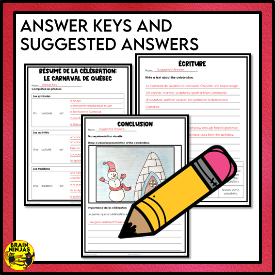 Le Carnaval de Québec French Canadian Celebrations | Paper and Digital ...