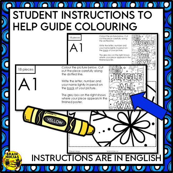 Christmas Collaborative Poster Jingle All the Way | Paper – brainninjas