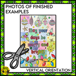 Christmas Collaborative Poster Merry and Bright | Paper – brainninjas