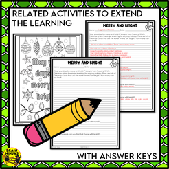 Christmas Collaborative Poster Merry and Bright | Paper – brainninjas