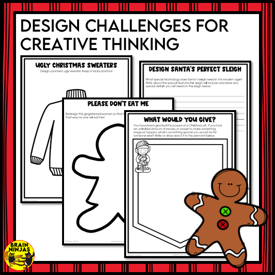 Christmas Word Games Logic Puzzles and Creative Thinking Activities ...