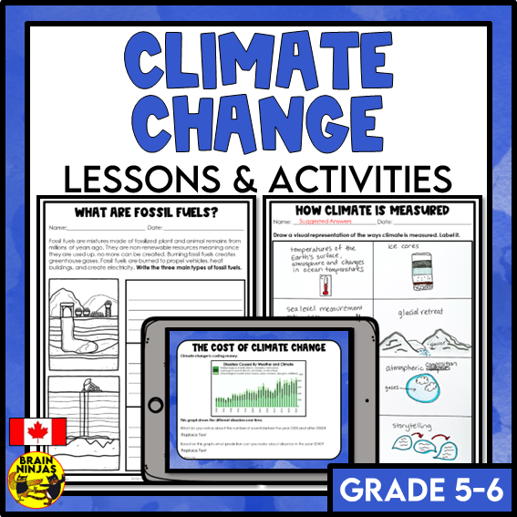 Causes and Impacts of Climate Change Lessons and Activities | Paper an ...