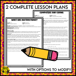 Abstractions and Coding Computer Science Lessons and Activities | Pape ...
