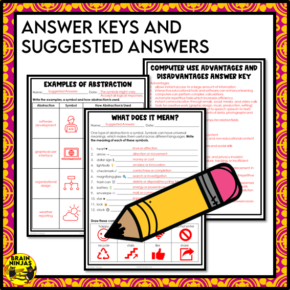 Abstractions and Coding Computer Science Lessons and Activities | Pape ...