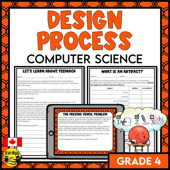Design Thinking Computer Science Lesson and Activities | Paper and Dig ...
