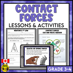 Contact Forces Lessons and Activities | Paper and Digital – brainninjas