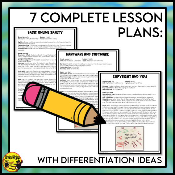 Online Safety and Digital Citizenship | Health and Wellness Unit | Pap ...