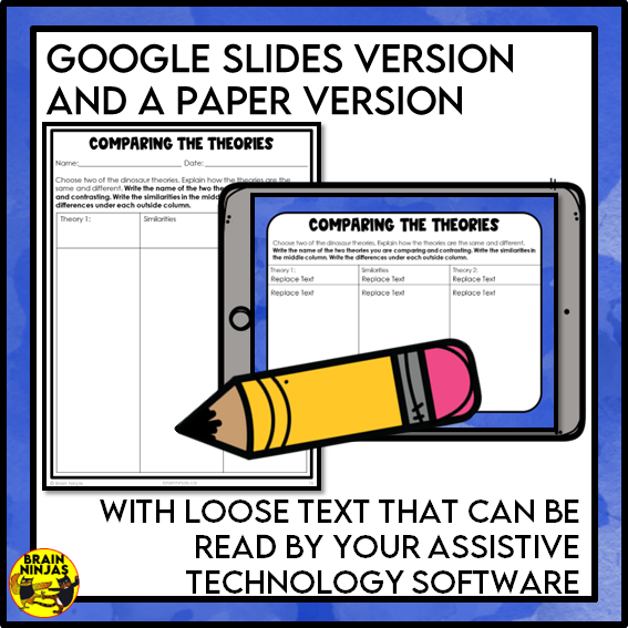 Dinosaur Extinction Lesson and Activities | Paper and Digital – brainninjas