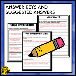 Dinosaur Extinction Lesson and Activities | Paper and Digital – brainninjas