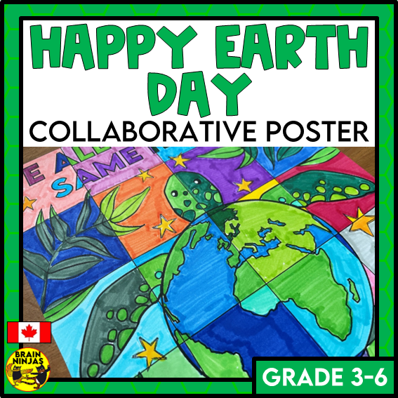 Earth Day Collaborative Poster | Paper – brainninjas