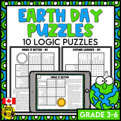 Earth Day Logic Puzzles | Paper and Digital – brainninjas