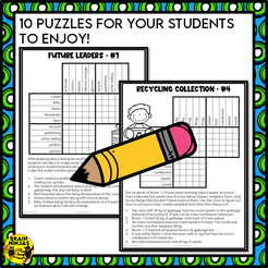 Earth Day Logic Puzzles | Paper and Digital – brainninjas