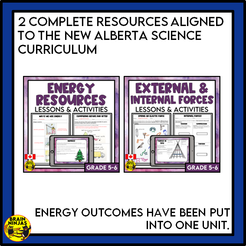 Alberta Science Energy Unit Grade 6 Bundle | Paper and Digital ...