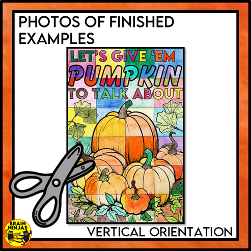 Pumpkin Collaborative Poster For Fall or Halloween | Paper – brainninjas