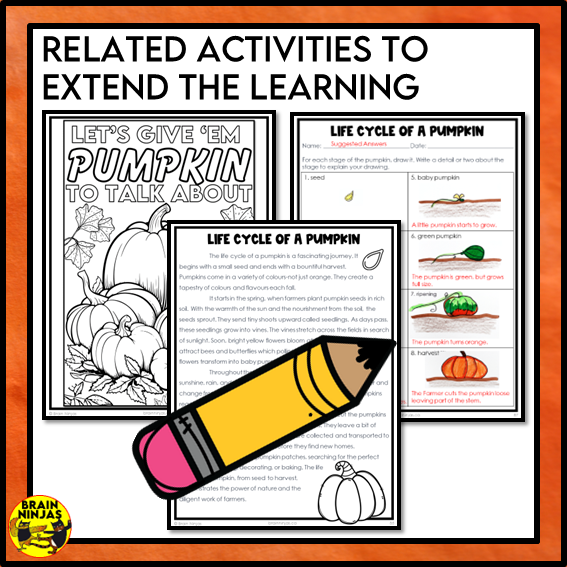 Pumpkin Collaborative Poster For Fall or Halloween | Paper – brainninjas
