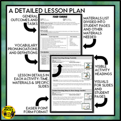 Food Chains Between Canadian Plants and Animals Lesson and Activities ...