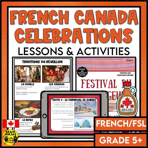 French Canadian Celebrations Bundle | Paper and Digital – brainninjas