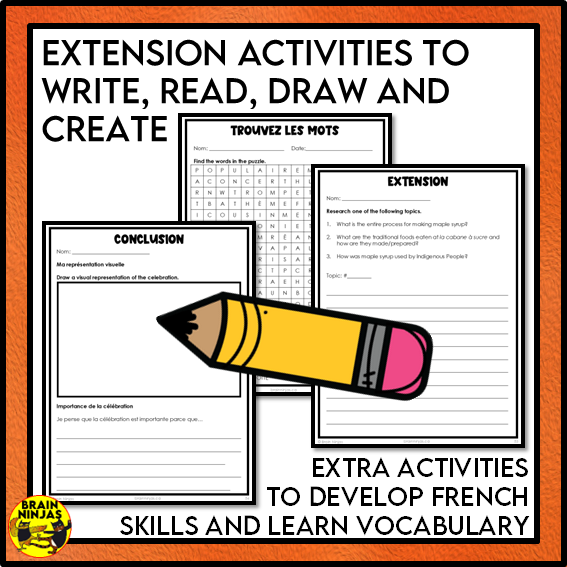 French Canadian Celebrations Bundle | Paper and Digital – brainninjas