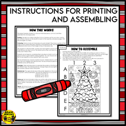 French Joyeuses Fêtes Christmas Collaborative Poster | Paper – brainninjas