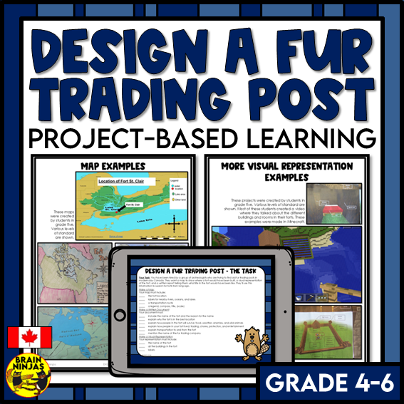 Design A Fur Trading Post Project Based Learning | Paper and Digital ...