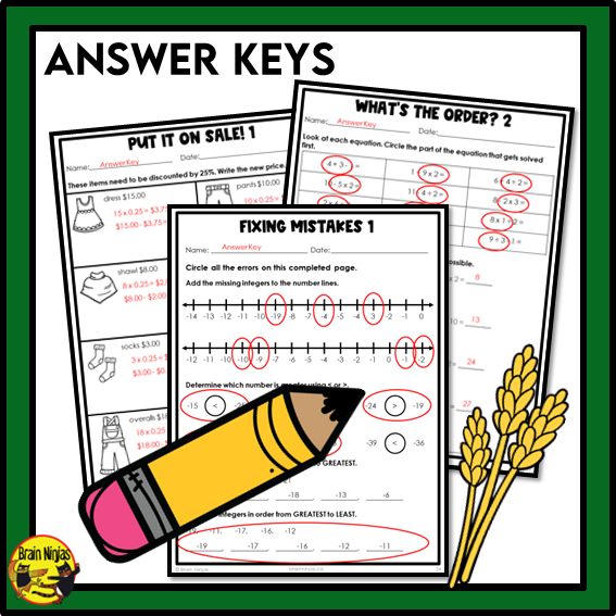 Saskatchewan Aligned Math Worksheets Full Year Bundle | Paper | Grade ...