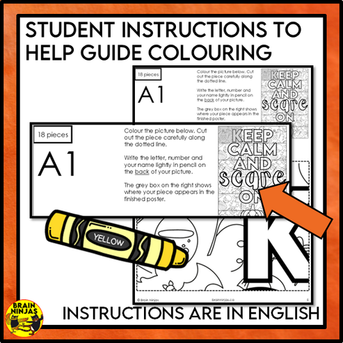 Halloween Collaborative Poster Be Calm and Scare On | Paper – brainninjas