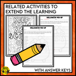 Halloween Collaborative Poster Be Calm and Scare On | Paper – brainninjas
