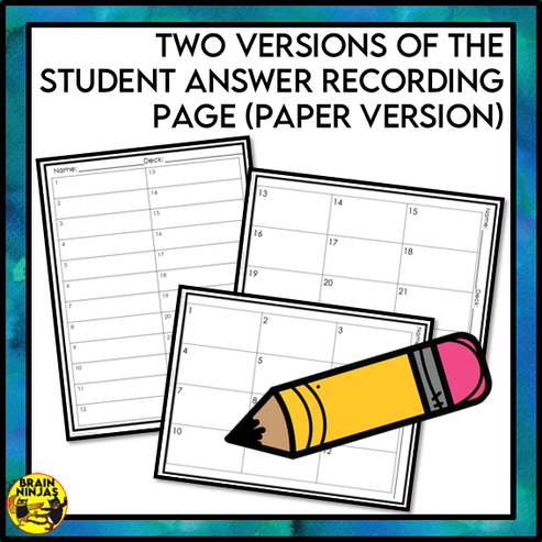 Homophones Task Cards Set 1 | Paper and Digital – brainninjas