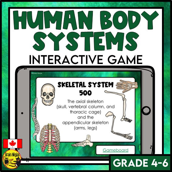 Human Body Systems Interactive Game | Digital – brainninjas