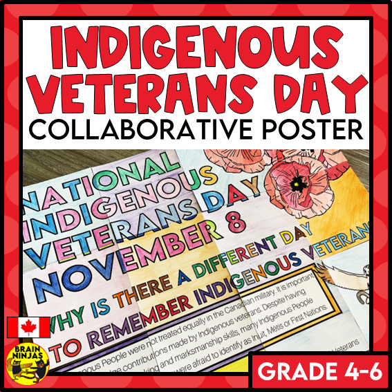 Indigenous Veterans Day Collaborative Poster | Paper – brainninjas