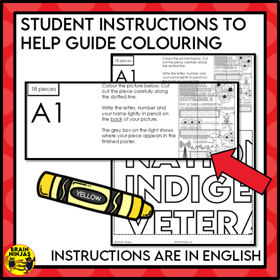 Indigenous Veterans Day Collaborative Poster | Paper – brainninjas