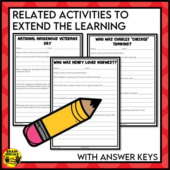 Indigenous Veterans Day Collaborative Poster | Paper – brainninjas