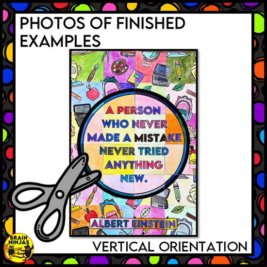 Learning Quote Collaborative Poster Albert Einstein | Paper – brainninjas