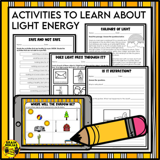 Light Science Lessons | Paper and Digital – brainninjas