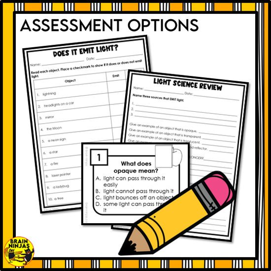 Light Science Lessons | Paper and Digital – brainninjas