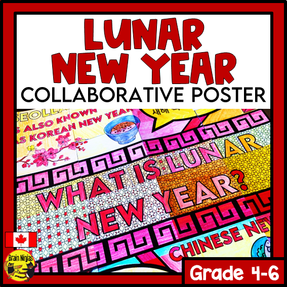 Lunar New Year Collaborative Poster | Paper – brainninjas